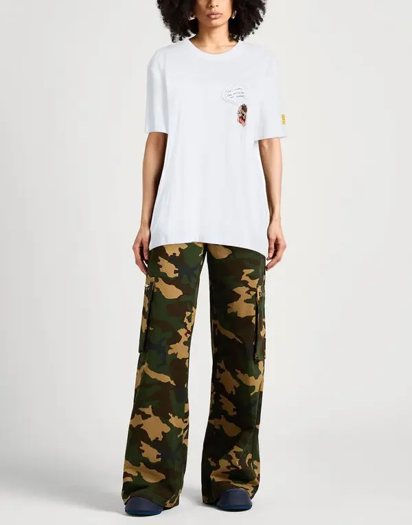 Iceberg Cotton T-shirt With Appliqués