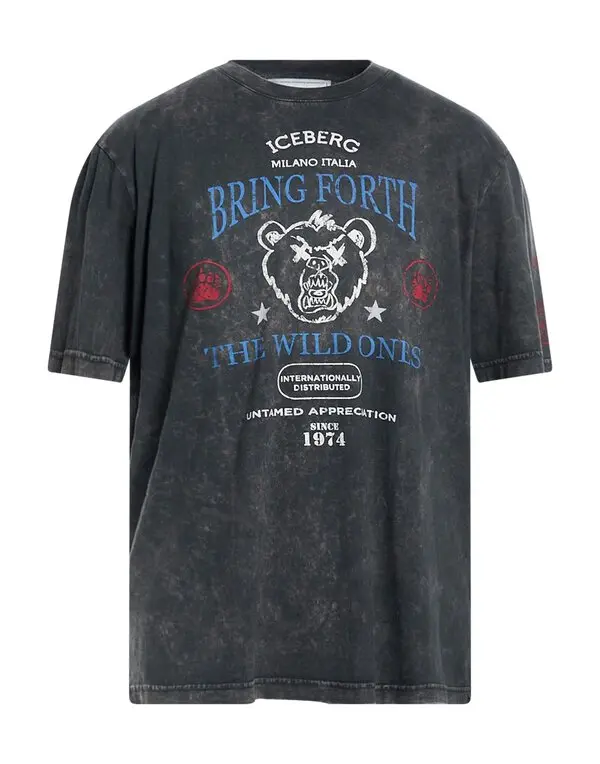 Iceberg T-shirt Jersey T-shirt Size Cotton - Grey