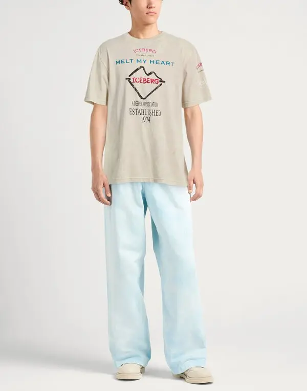 Iceberg T-shirt Jersey T-shirt Size Cotton