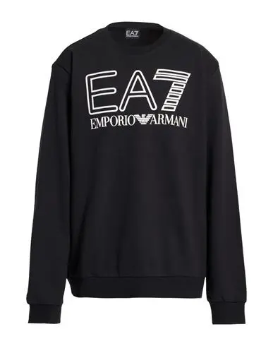 EA7 Sweatshirt With Logo Print - Black