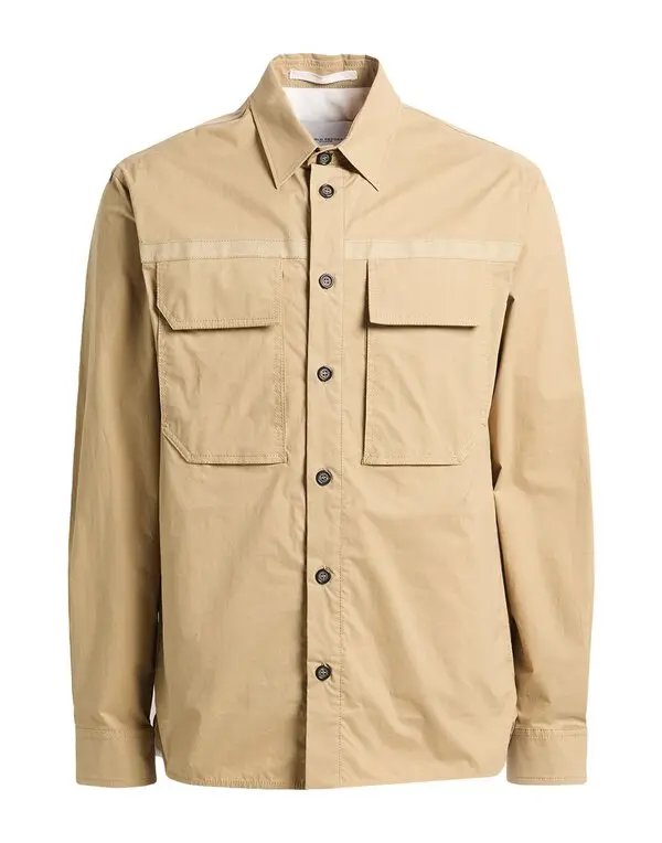 PAOLO PECORA Shirt Size Cotton - Sand