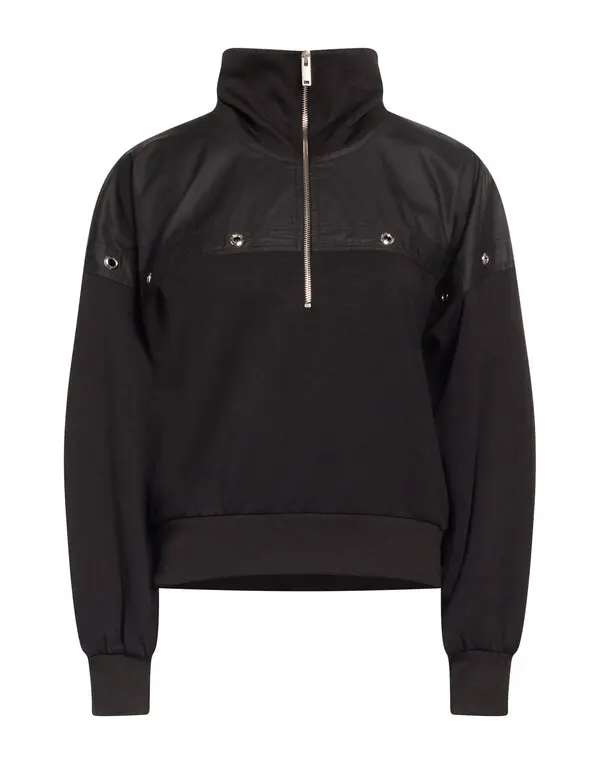 Iceberg Cotton-blend Half-zip Sweatshirt With Appliqués