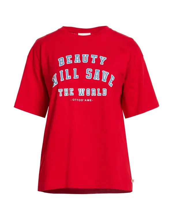 OTTOD'AME Printed Cotton T-shirt