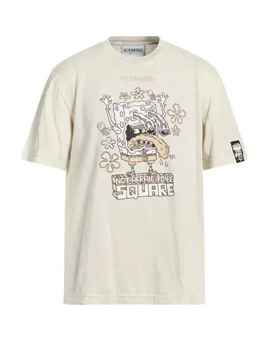 Iceberg X Spongebob T-shirt Jersey T-shirt Light Size Cotton - Grey