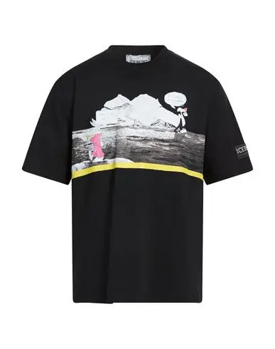 Iceberg T-shirt Jersey T-shirt Size Cotton - Black