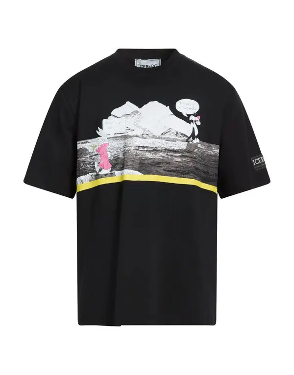 Iceberg T-shirt Jersey T-shirt Size Cotton