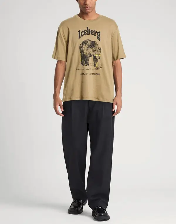 Iceberg T-shirt Jersey T-shirt Size Cotton - Beige
