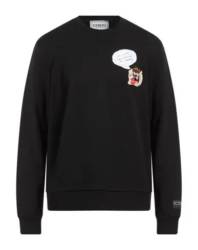 Iceberg Felpa Sweatshirt Size Cotton - Black