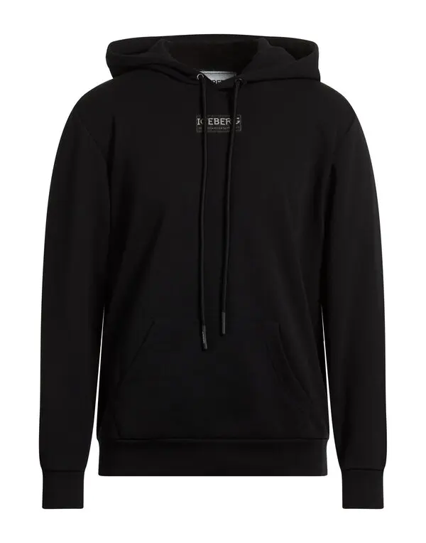 Iceberg Cotton-blend French Terry Sweatshirt - Black