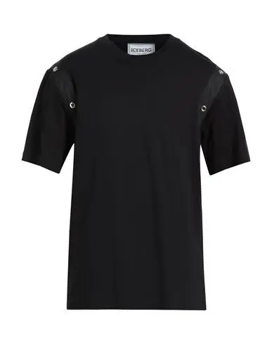 Iceberg T-shirt Jersey T-shirt Size Cotton, Polyurethane - Black
