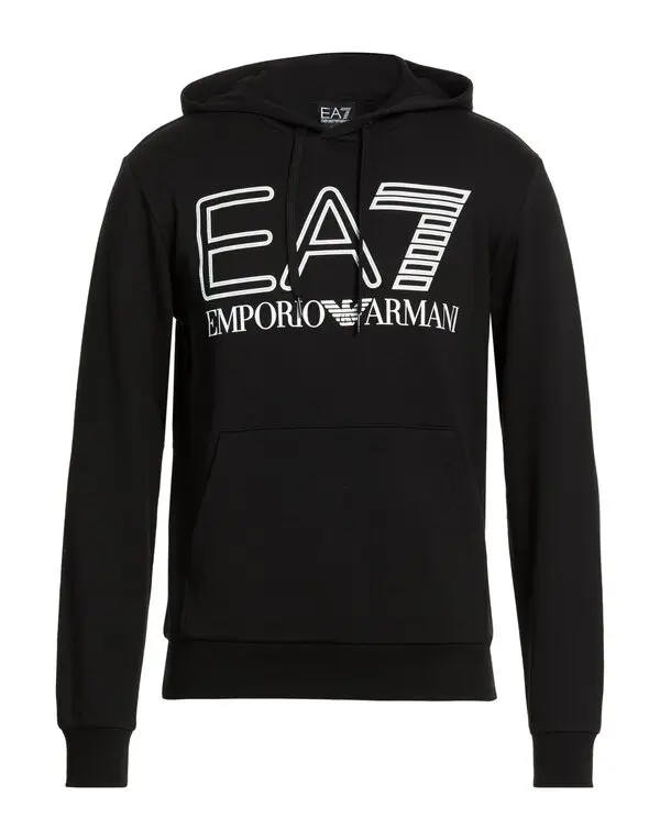 EA7 Cotton-blend Sweatshirt - Black