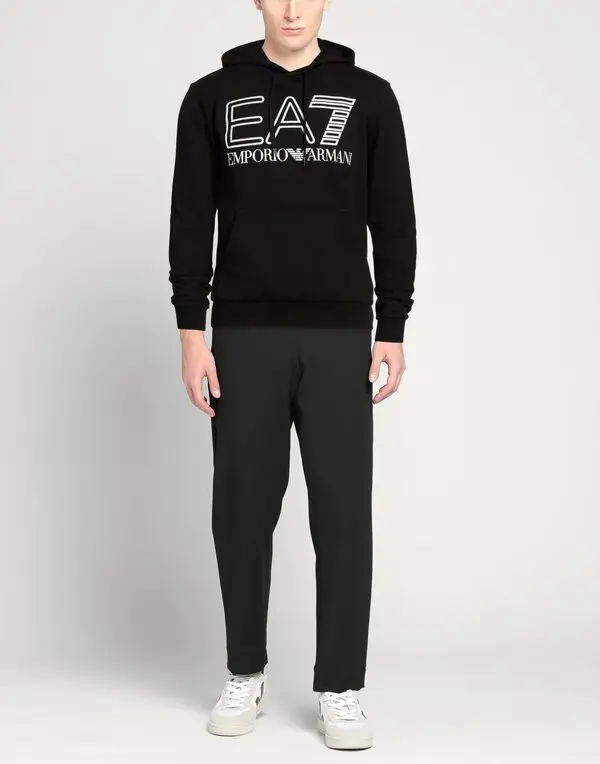 EA7 Cotton-blend Sweatshirt - Black