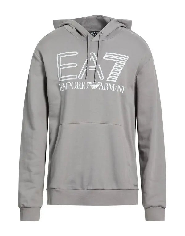 EA7 Cotton-elastane French Terry Sweatshirt