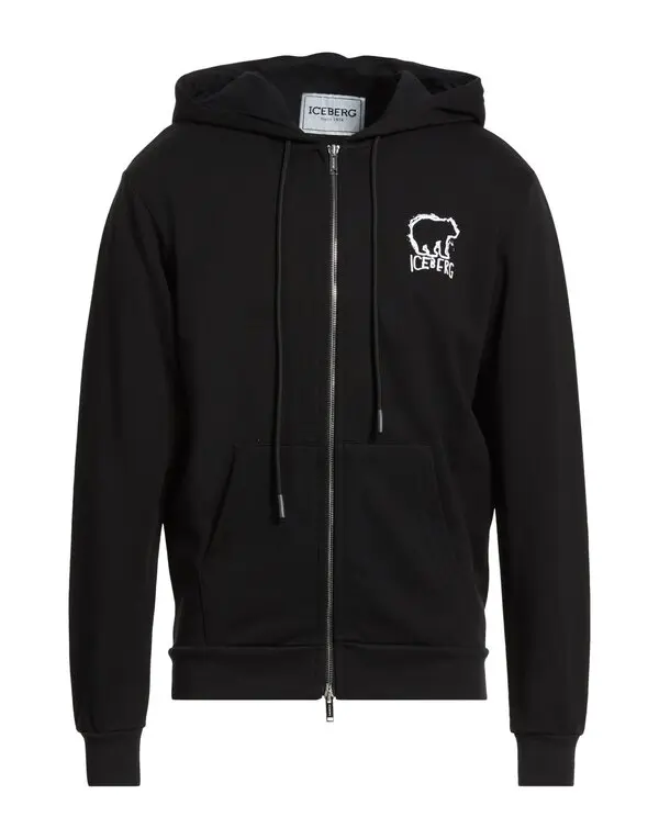 Iceberg Cotton French Terry Zip-up Sweatshirt