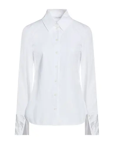 Patrizia Pepe Shirt Size Cotton, Glass - White