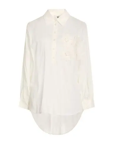 TWINSET U & B Top Ivory Size Cotton, Polyester - White