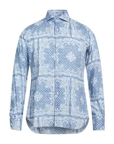 Fedeli Shirt Size Linen - Blue
