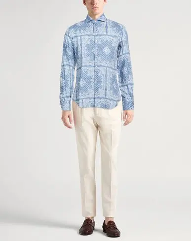 Fedeli Shirt Size Linen - Blue