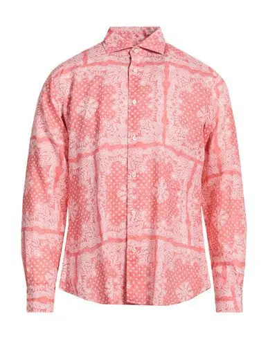 Fedeli Shirt Size Linen - Salmon Pink