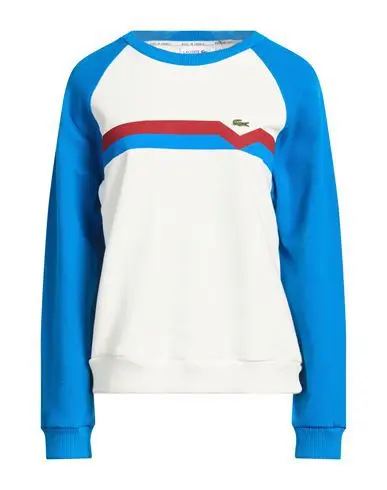 Lacoste Sweatshirt Size Cotton, Elastane - White