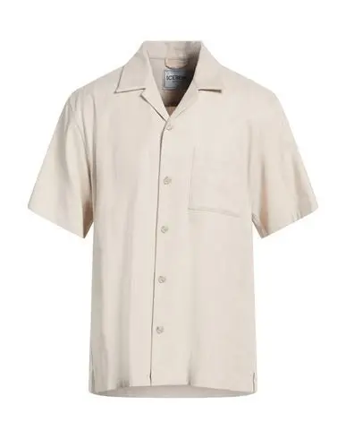 Iceberg Shirt Size Cotton, Linen, Elastane - Beige