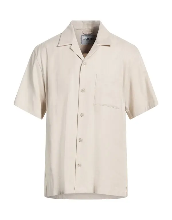 Iceberg Shirt Size Cotton, Linen, Elastane