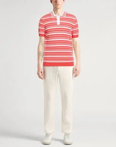 Fedeli Striped Knit Polo