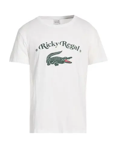 Lacoste X Ricky Regal T-shirt Burgundy Size Cotton - White