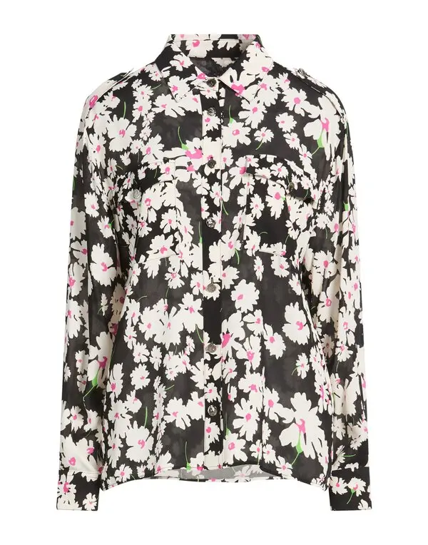 MSGM Floral Print Viscose Shirt