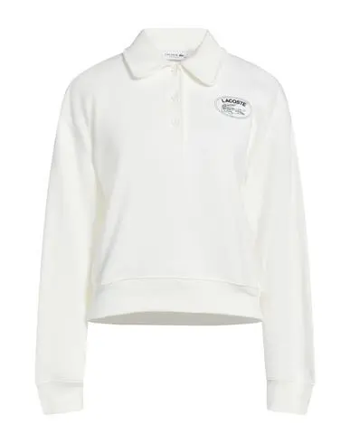 Lacoste Sweatshirt Size Cotton - White