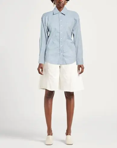 Sandro Shirt In Light Cotton, Linen, And Elastane