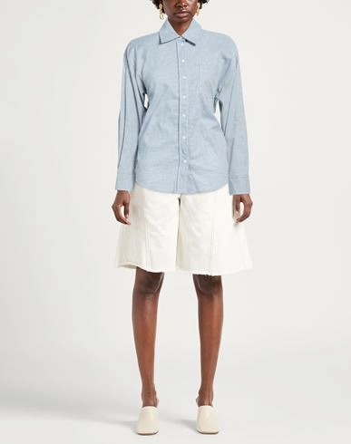 Sandro Shirt In Light Cotton, Linen, And Elastane
