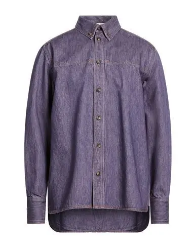 TRUSSARDI Denim Shirt Size Cotton - Purple