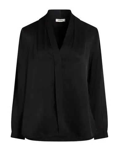 Sandro Shirt Size Viscose - Black