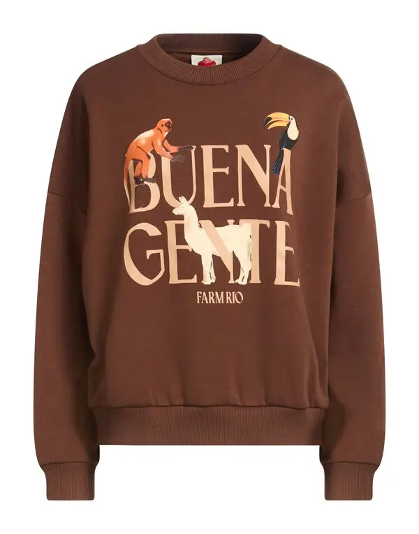Farm Rio Buena Gente Fleece Sweatshirt