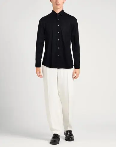 SALVATORE PICCOLO Shirt Size Cotton, Linen - Blue