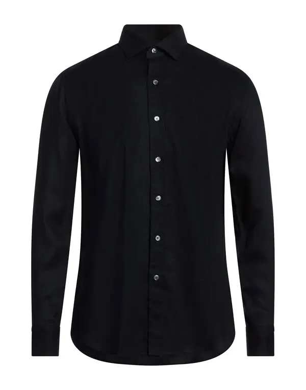 SALVATORE PICCOLO Shirt Size Cotton, Linen - Blue