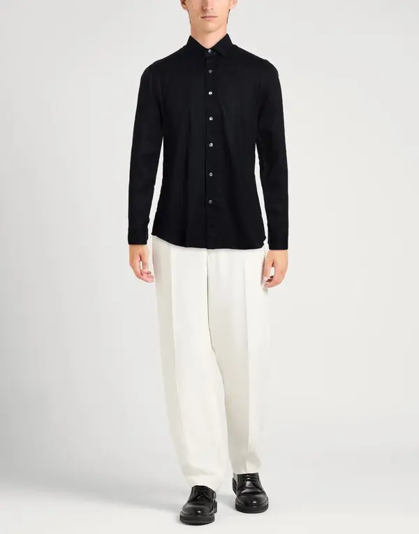 SALVATORE PICCOLO Shirt Size Cotton, Linen - Blue