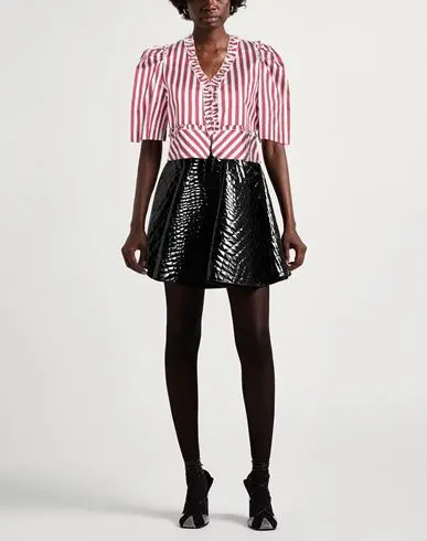Sandro Ruched Striped Shirt