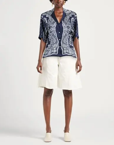 Sandro Paisley-print Satin Shirt