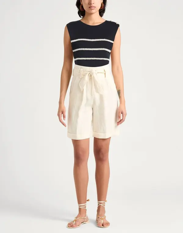 Sandro Top In Cotton And Polyester