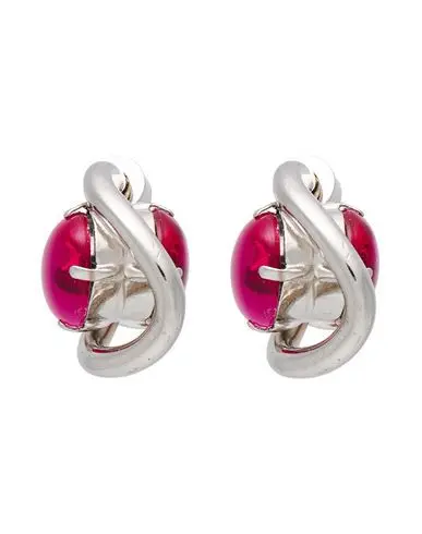 Marni Studded Metal Earrings - Fuchsia