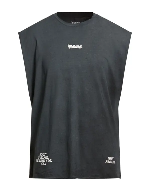 DISCLAIMER T-shirt Size Cotton - Grey