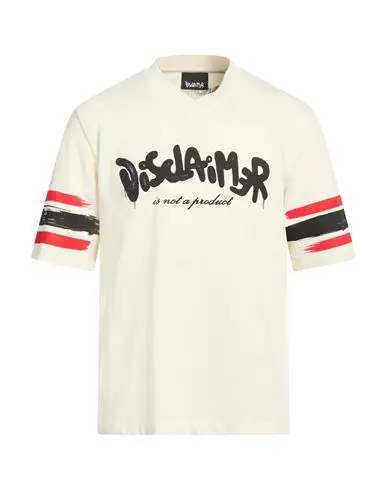 DISCLAIMER T-shirt Cream Size Cotton - White