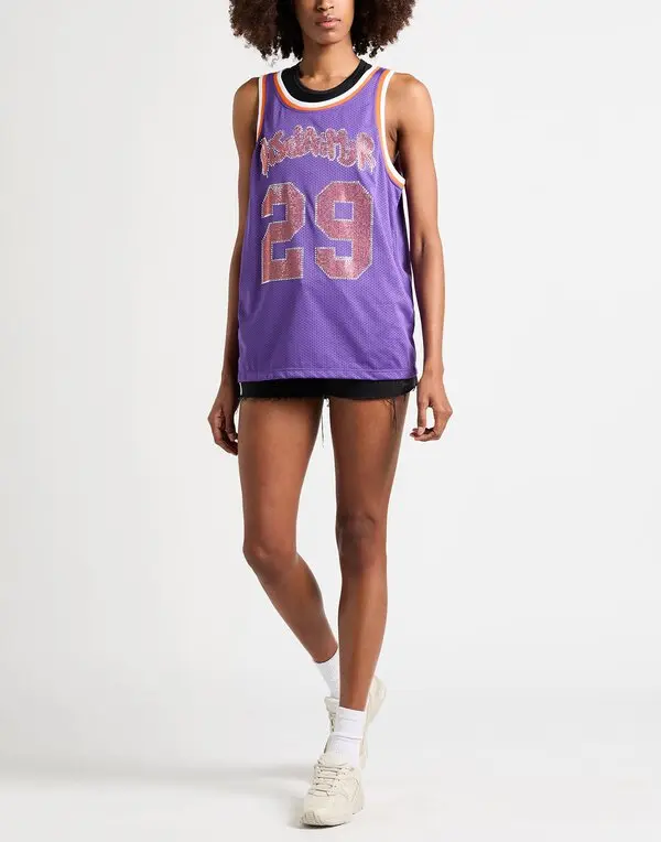 DISCLAIMER Studded Ribbed Tank Top