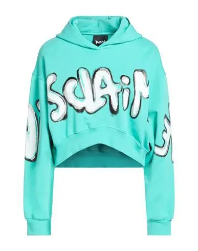 DISCLAIMER Sweatshirt Turquoise Size Cotton - Blue