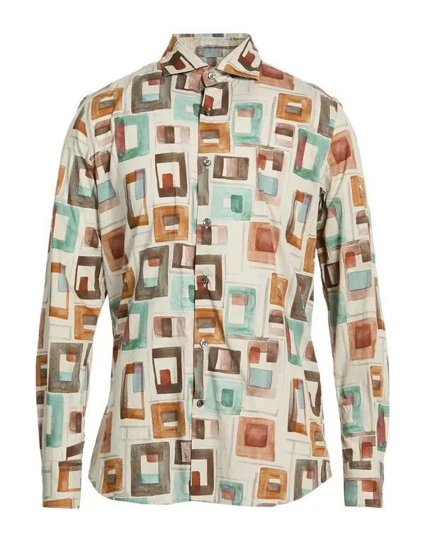 GLANSHIRT Shirt Size Cotton - Brown