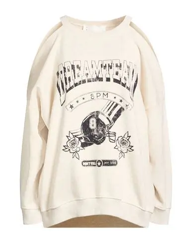 8PM Conscious Sweatshirt With Cold-shoulder Detail - White