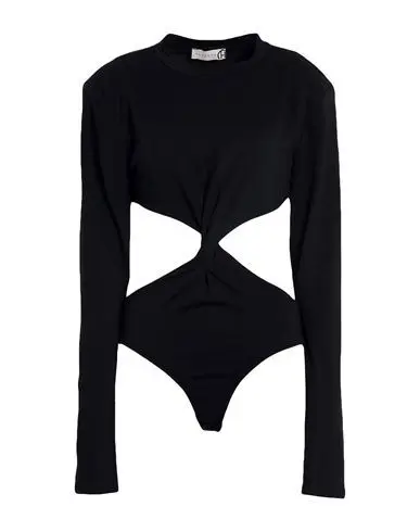 HAVEONE Bodysuit Size Cotton, Elastane - Black