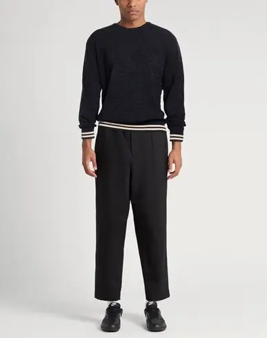 Iceberg Cotton Jacquard Knit Crewneck Sweater - Blue